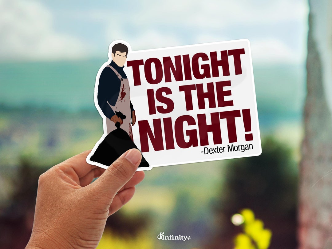 Dexter Decal Stickers, Laptop Stickers, Funny Sticker Gift, Vinyl Waterproof Stickers Decal for ...