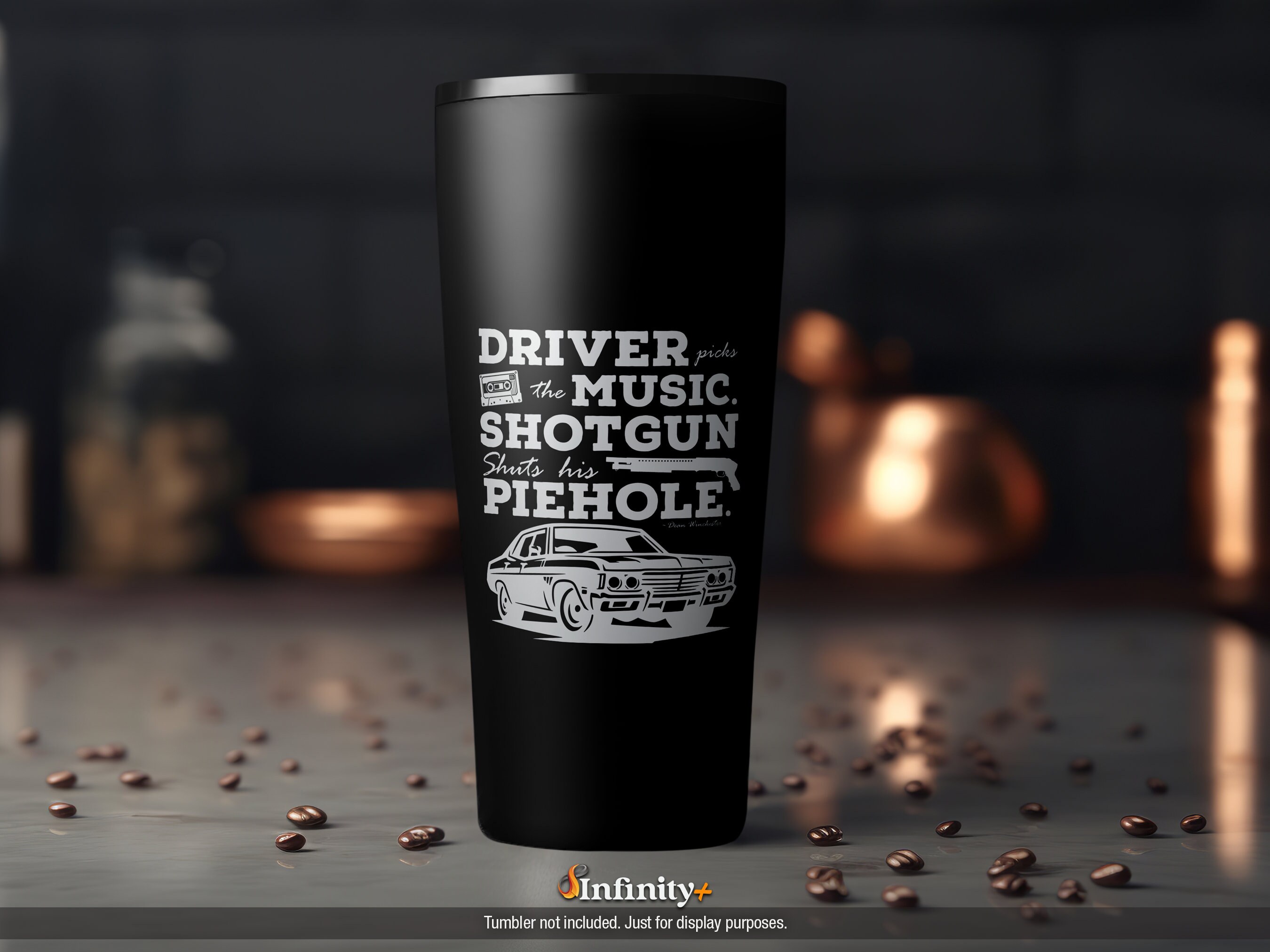 Supernatural Dean Winchester SVG, Driver Picks Music Shotgun Piehole ...
