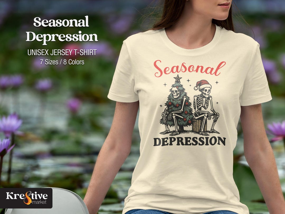 Seasonal Depression Tshirt, Christmas Funny Shirt, Christmas Funny Gift ...