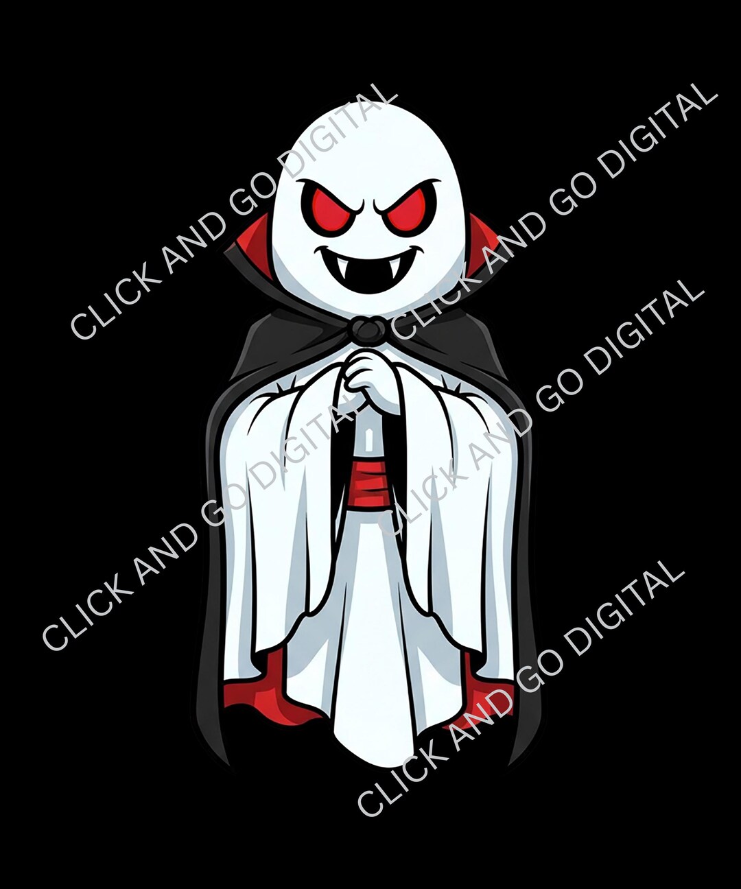Halloween Ghost Vampire Costume Digital Download PNG, Dracula Ghost ...