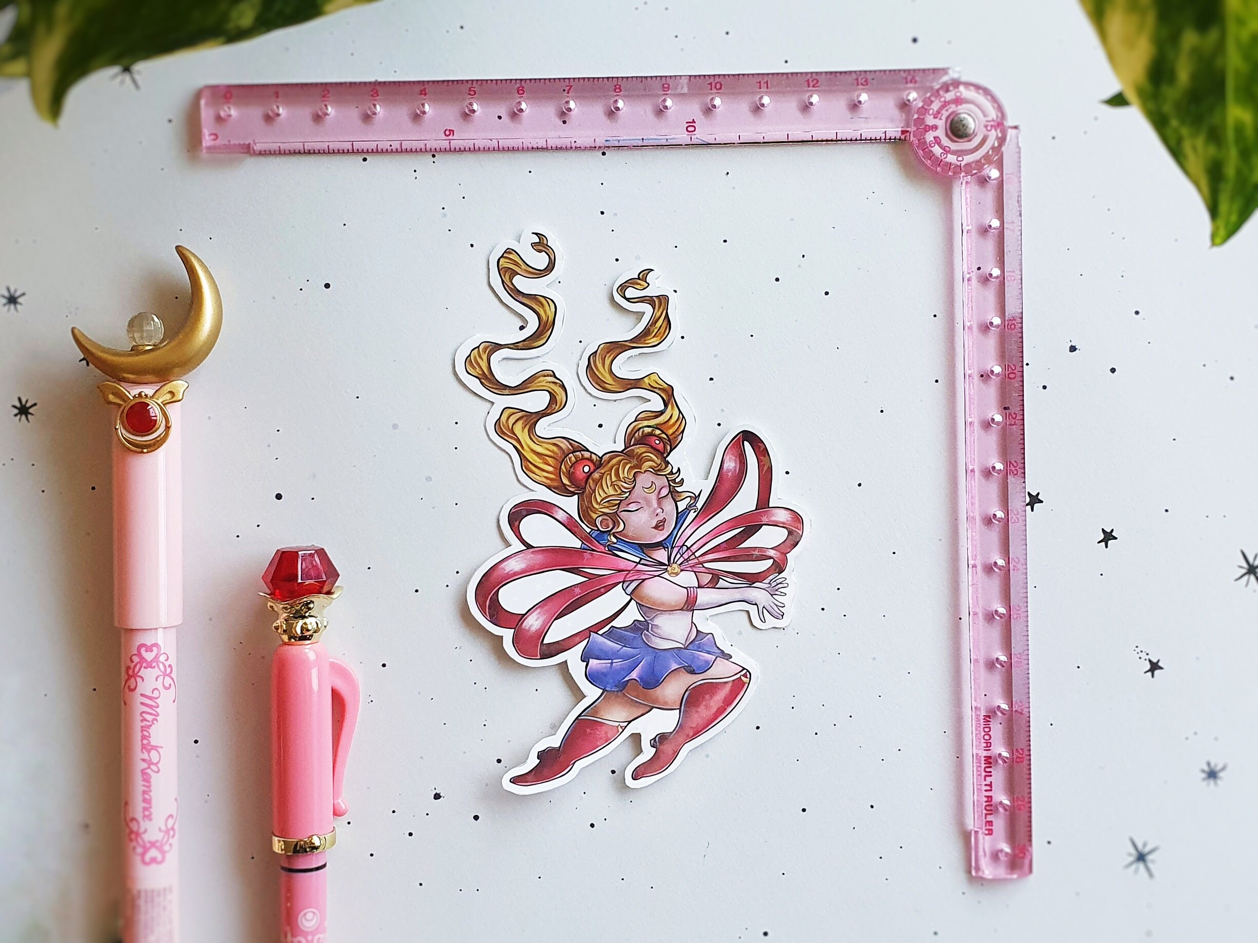 Sailor Moon Magical Girl Transformation | Vinyl Die Cut Art Sticker ...