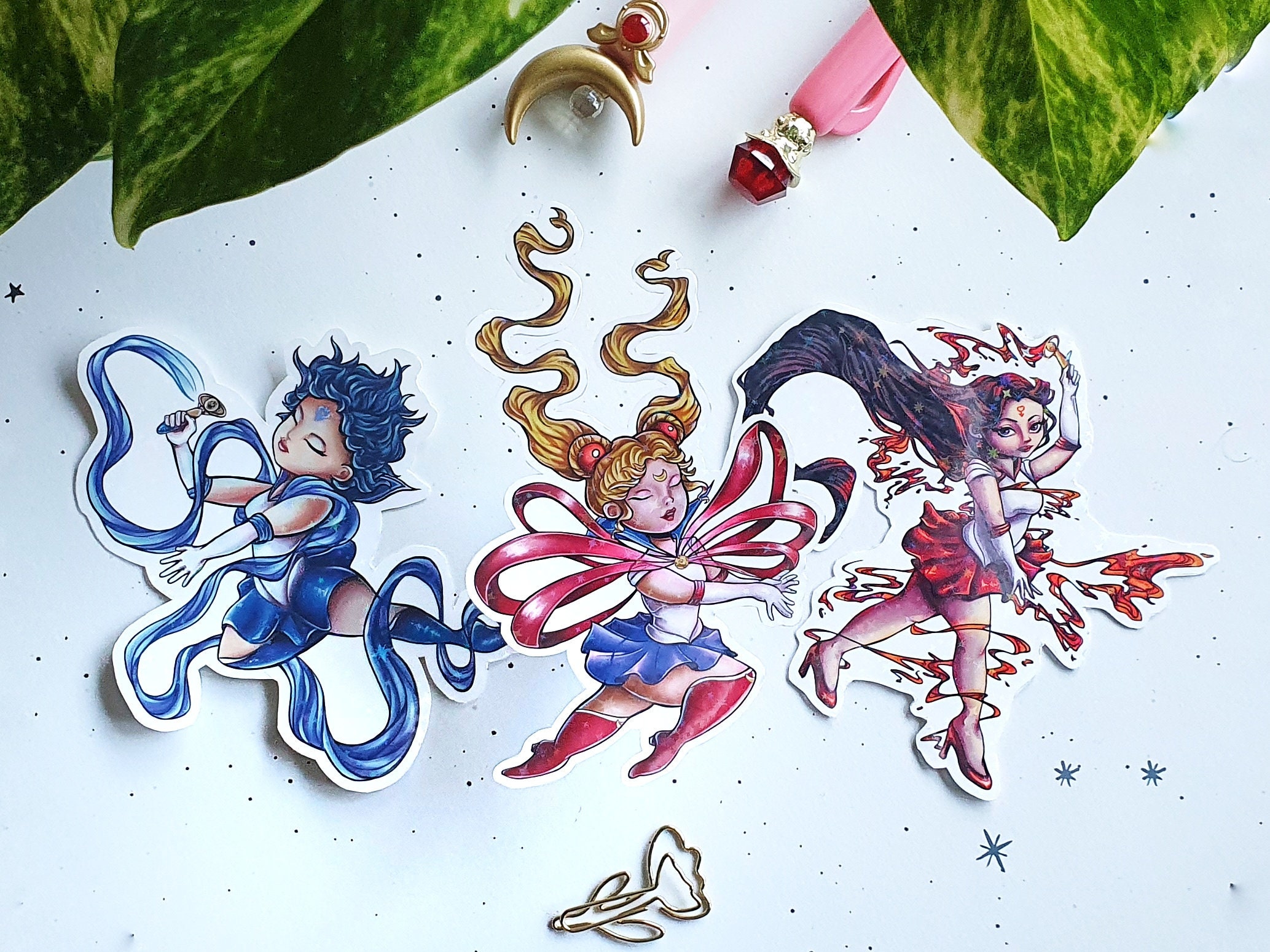 Sailor Moon Magical Girl Transformation | Vinyl Die Cut Art Sticker ...