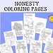HONESTY COLORING PAGES - Coloring Sheets All About Honesty & Good ...
