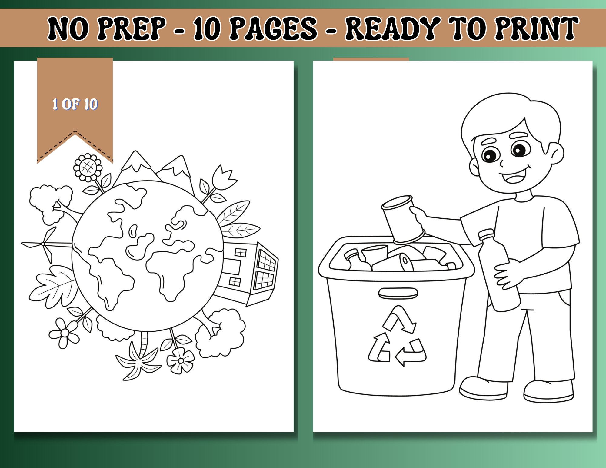 EARTH DAY Coloring Pages - Coloring Sheets for Early Finishers ...