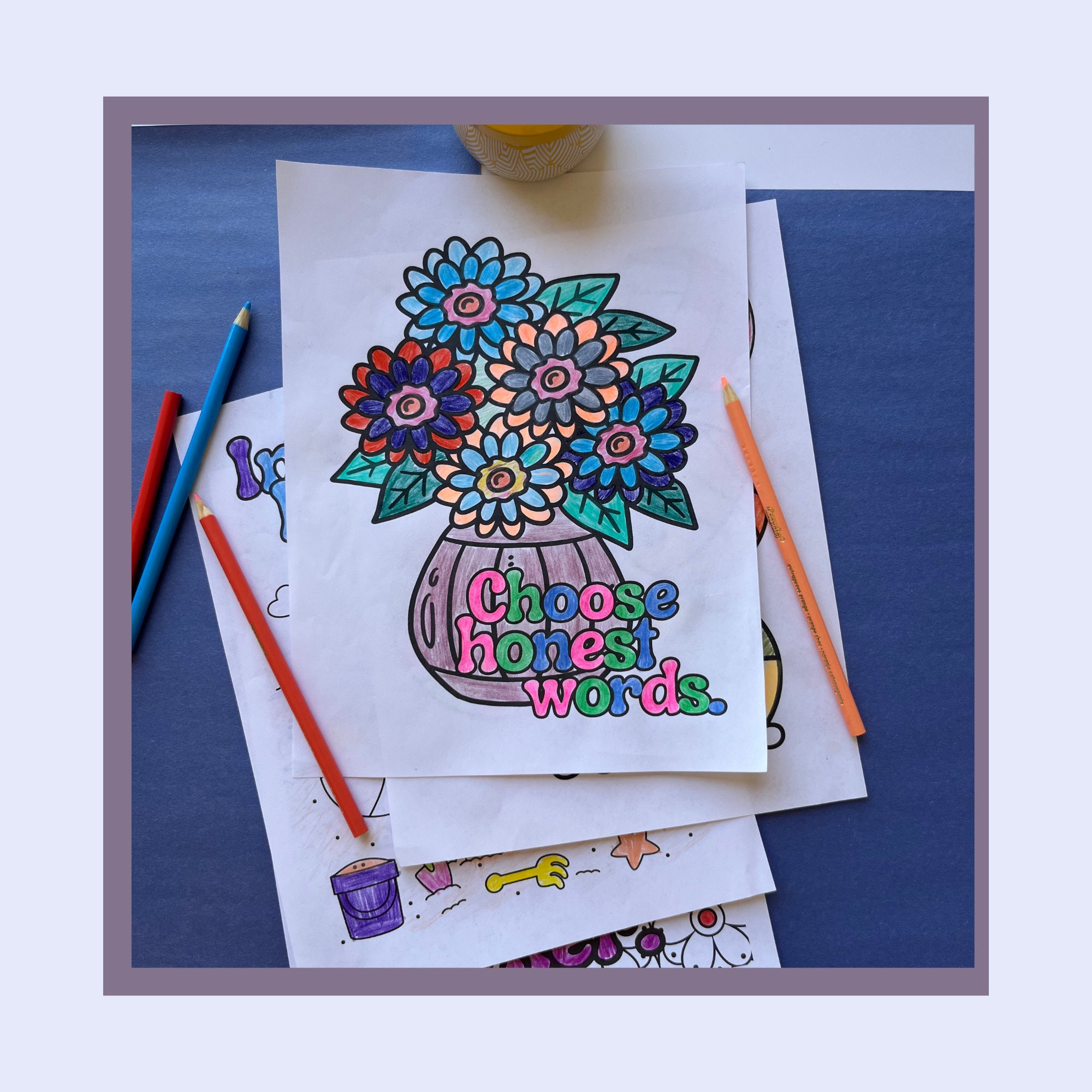 HONESTY COLORING PAGES - Coloring Sheets All About Honesty & Good ...