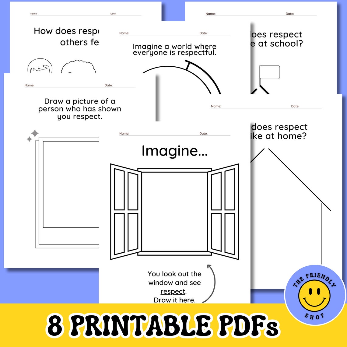 RESPECT WORKSHEETS - Social Emotional Learning, Teaching Respect ...