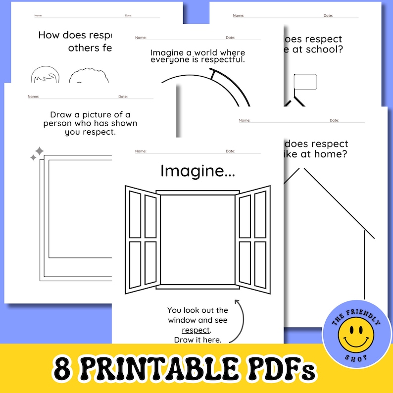 RESPECT WORKSHEETS - Social Emotional Learning, Teaching Respect ...