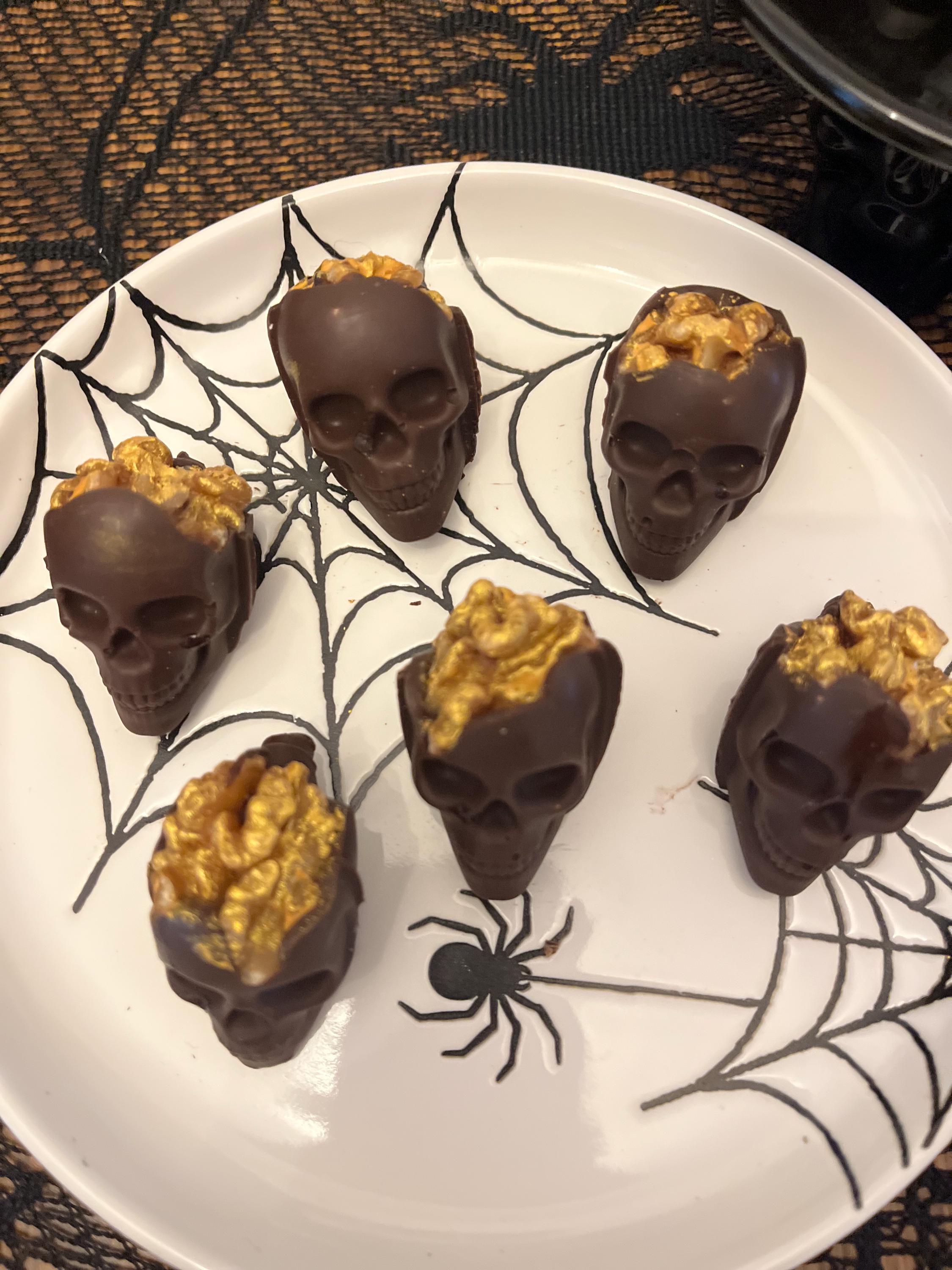 Chocolate Skulls - Etsy