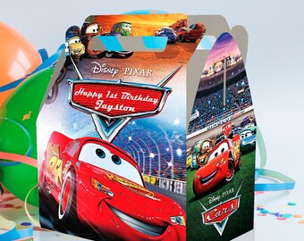 Cars Favor Boxes Cars Party Favors Cars Birthday Boy Cars Party Decor ...