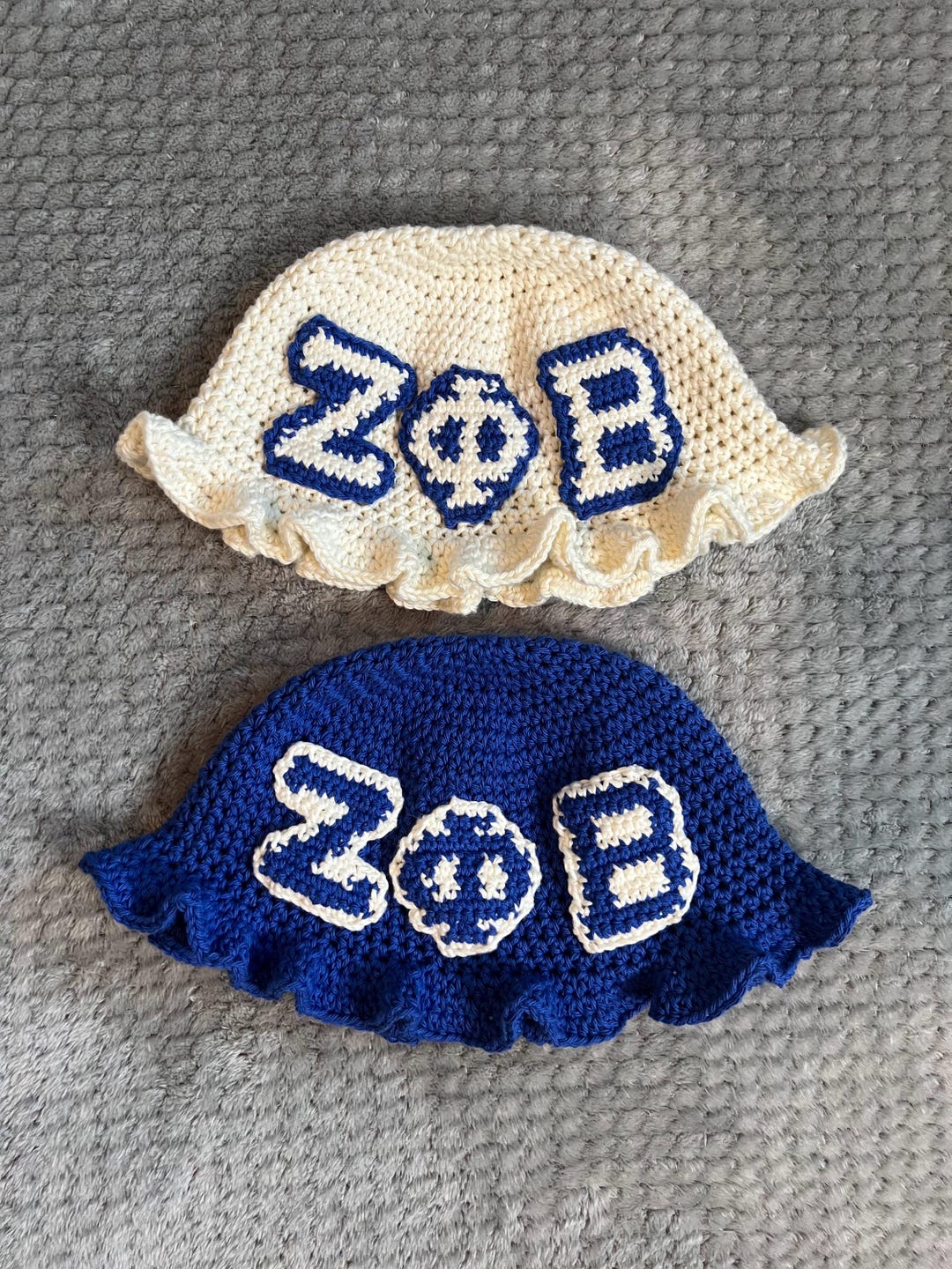 Zeta Phi Beta (D9 Sorority) Crochet Bucket Hat - Etsy