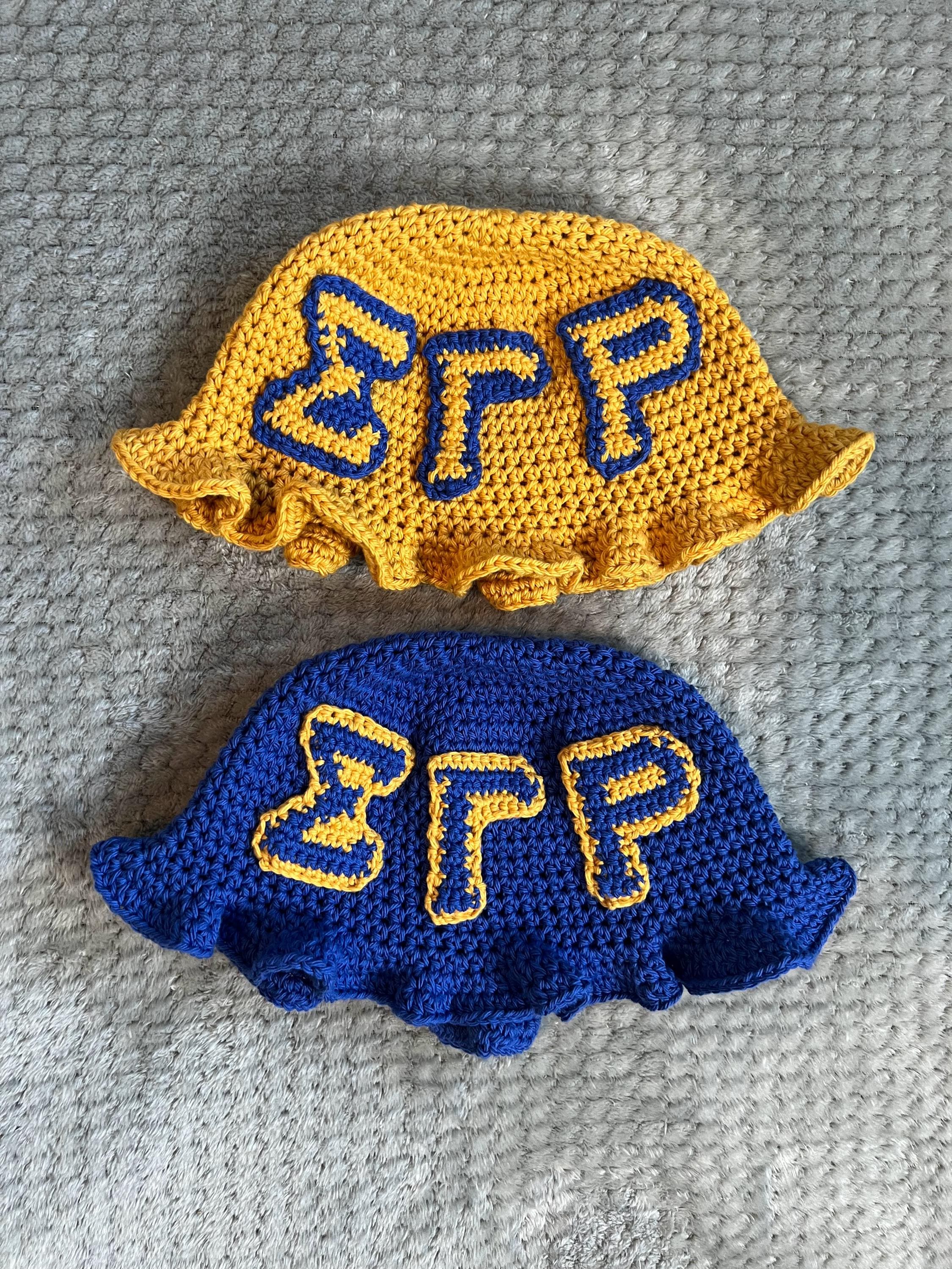Sigma Gamma Rho (D9 Sorority) Crochet Bucket Hat - Etsy