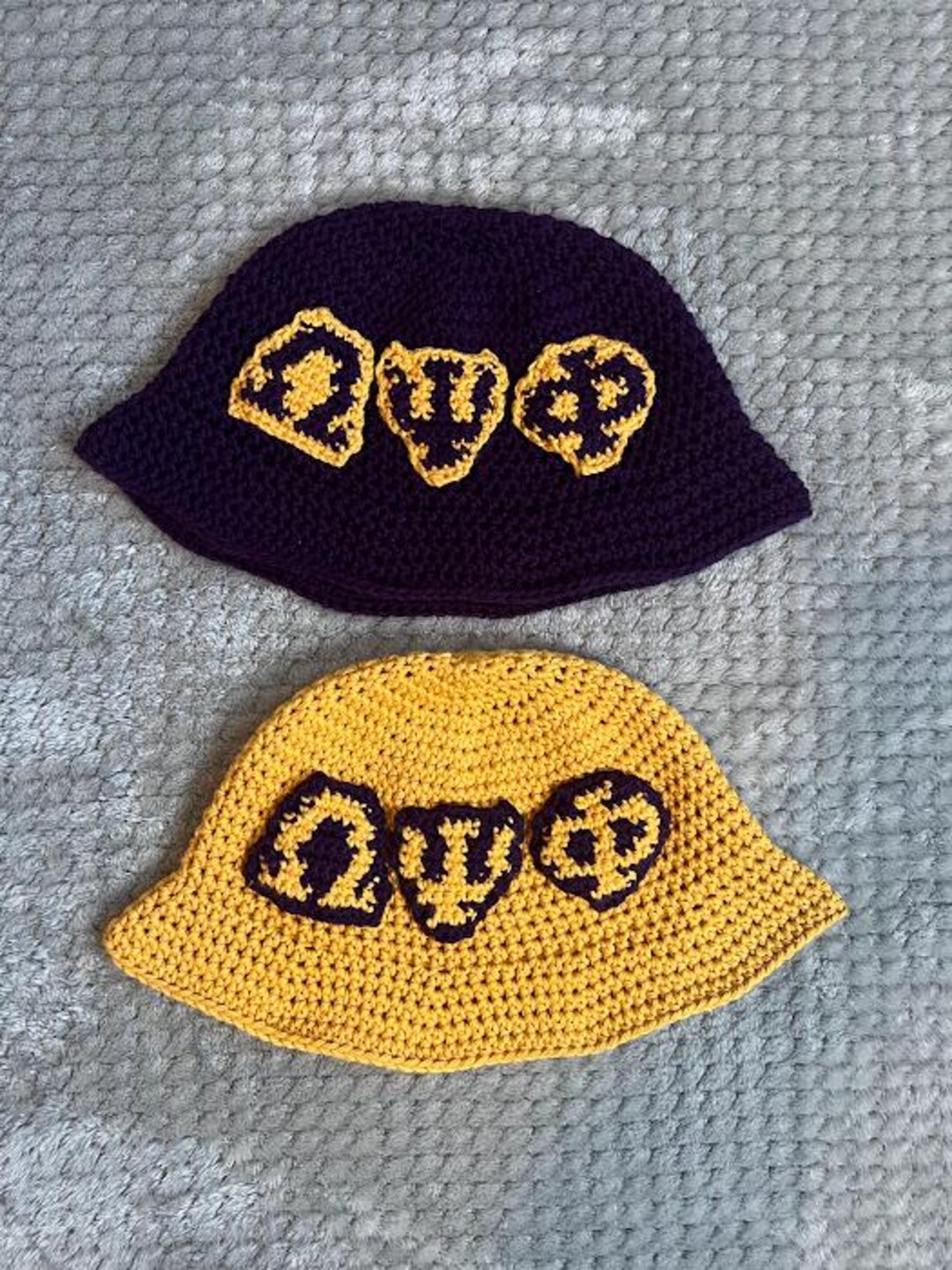 Omega Psi Phi D9 Fraternity Crochet Bucket Hat - Etsy
