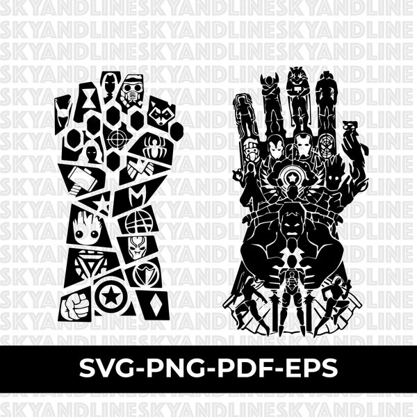 Gauntlet Svg - Etsy