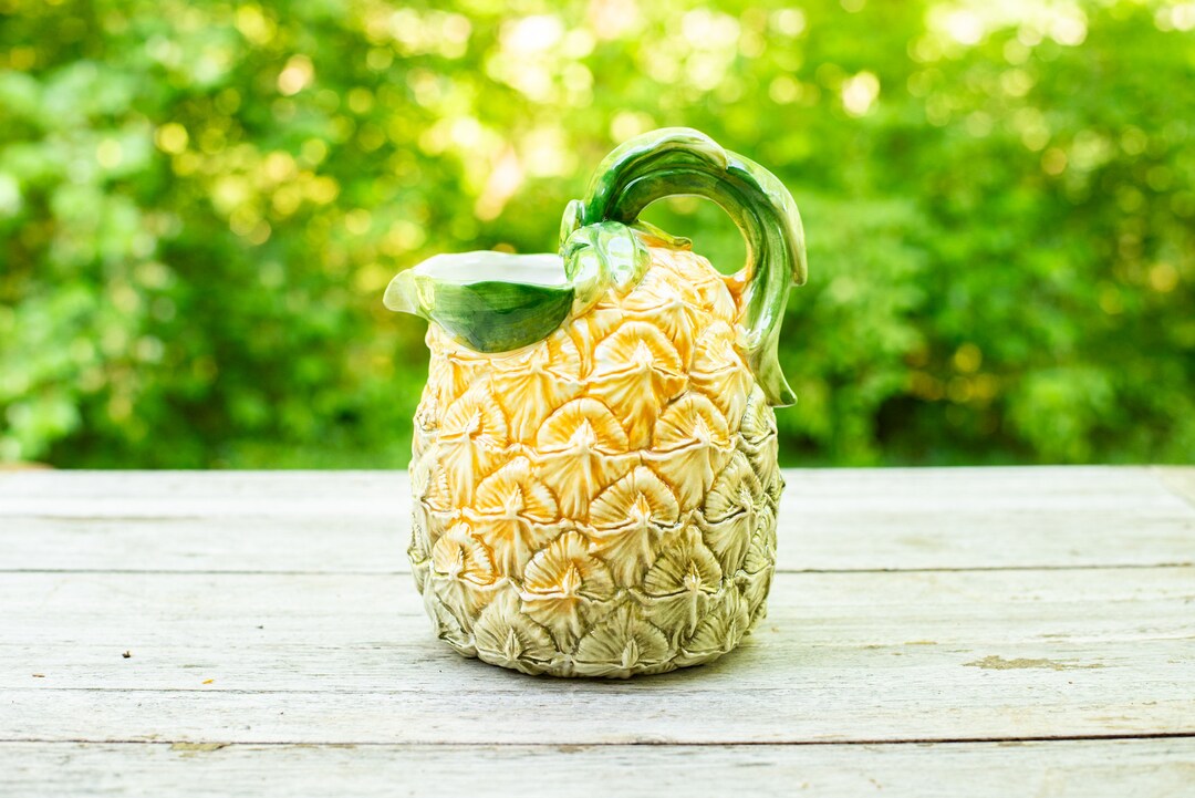 Vintage Pineapple Pitcher Ceramica Stefani Summer Drinks Summer ...