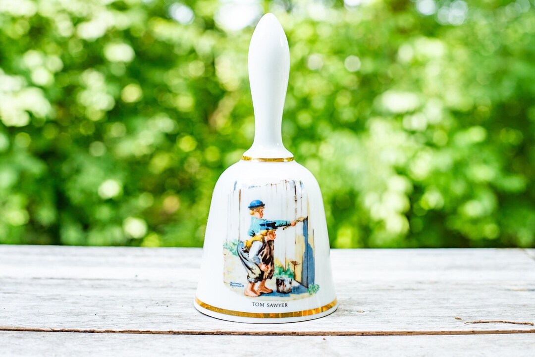 Norman Rockwell Limited Edition Bell Series tom Sawyer the Heritage ...