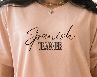 Spanish Teacher Shirt Profe Shirt Bilingual Teacher Shirt Maestra ...