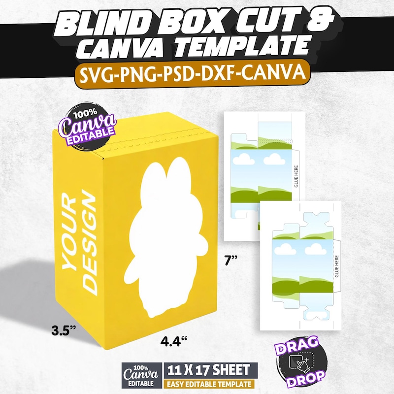 Printable Blind Box Template Labubu - Etsy