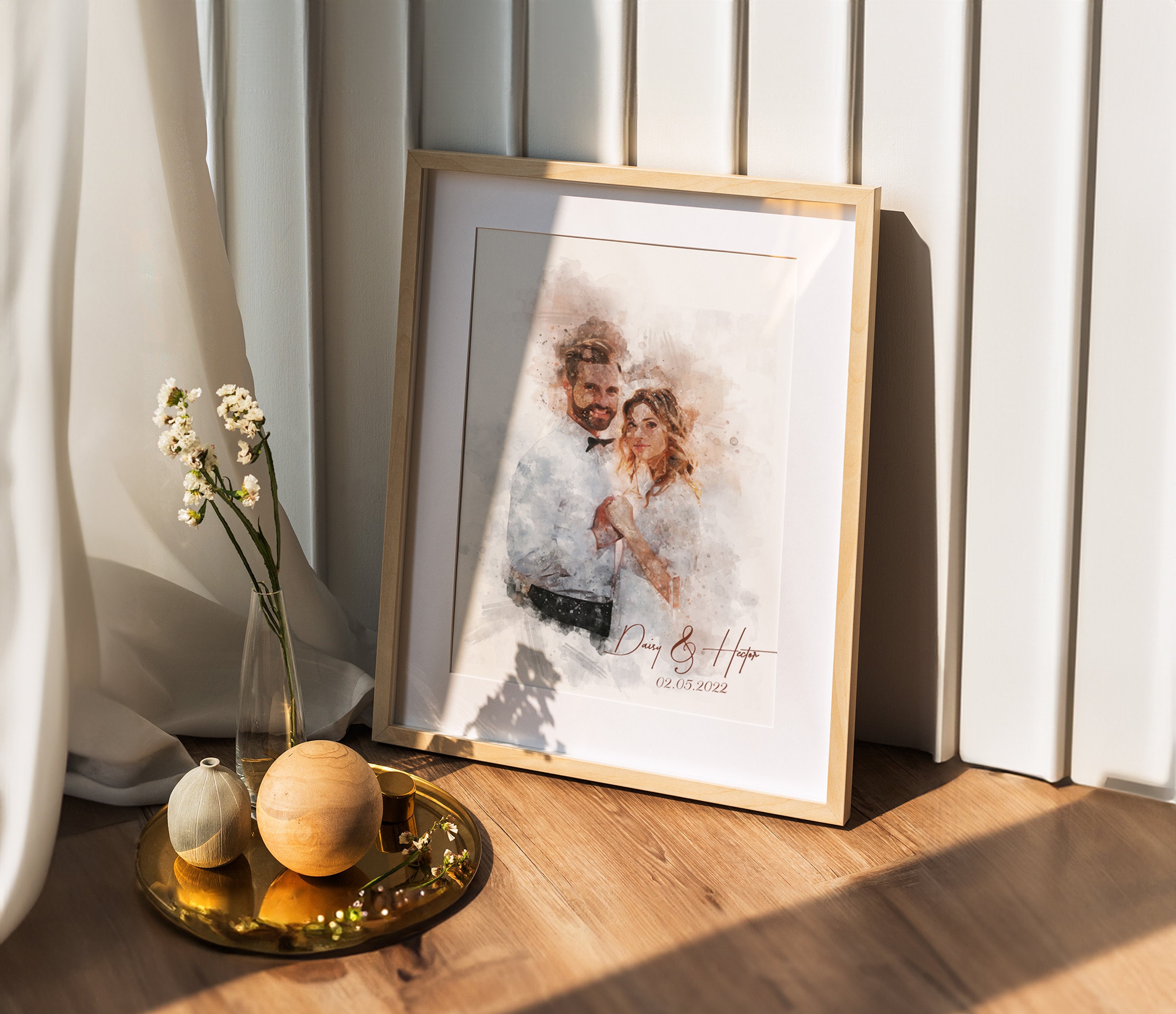 Custom Photo Merge: Add Loved One, Memorial Portrait (digital File) - Etsy