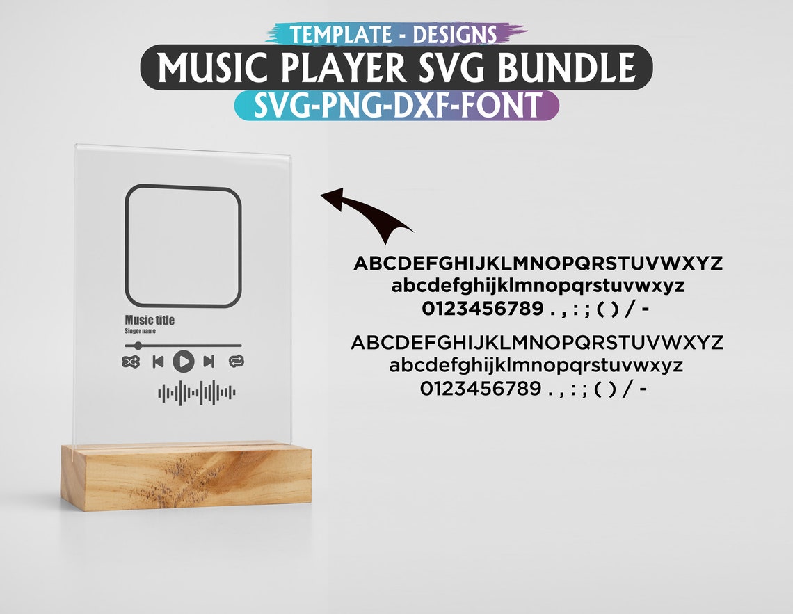 Music Player Svg, Acrilyc Song Art, Glass Music Player Svg, Cover Music ...
