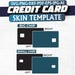 Custom Credit Card Skin Template: Canva Editable (digital Download) - Etsy