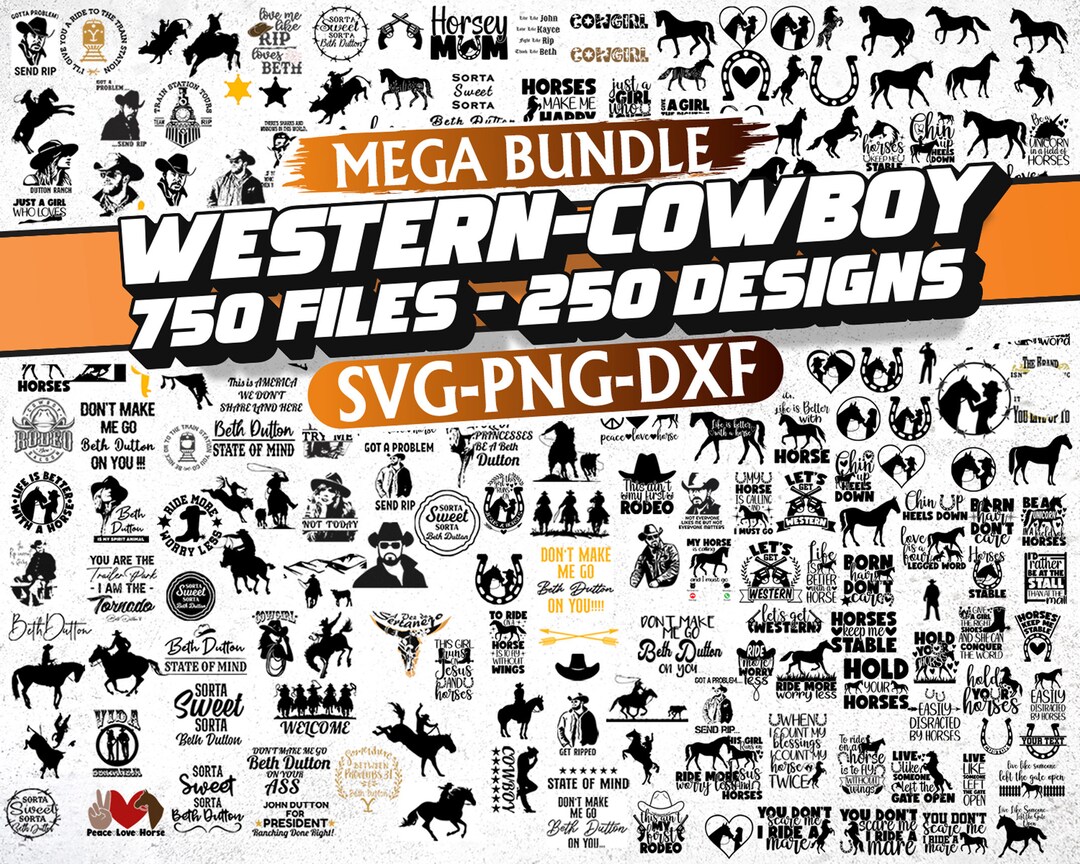 Cowboy Svg Bundle Western Svg Horse Svg Rodeo Svg Cowboy - Etsy Portugal