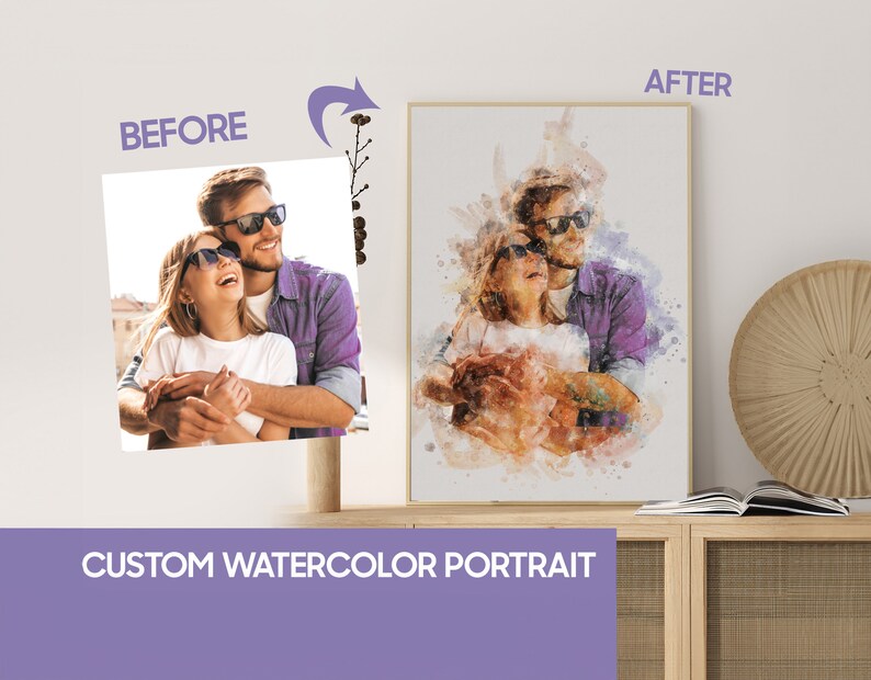 Custom Photo Merge: Add Loved One, Memorial Portrait (digital File) - Etsy