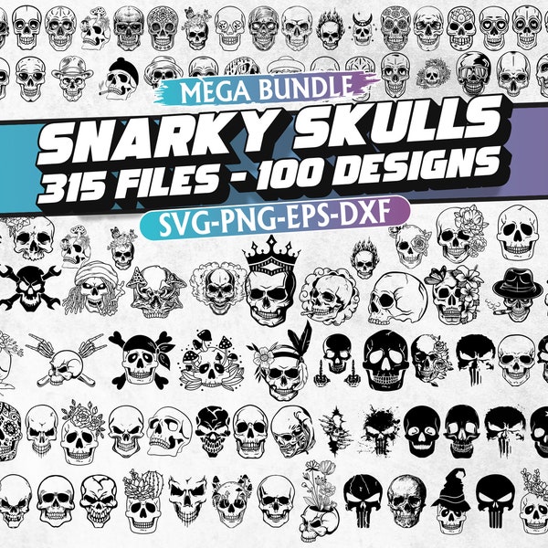 Skull Svg Files for Cricut - Etsy