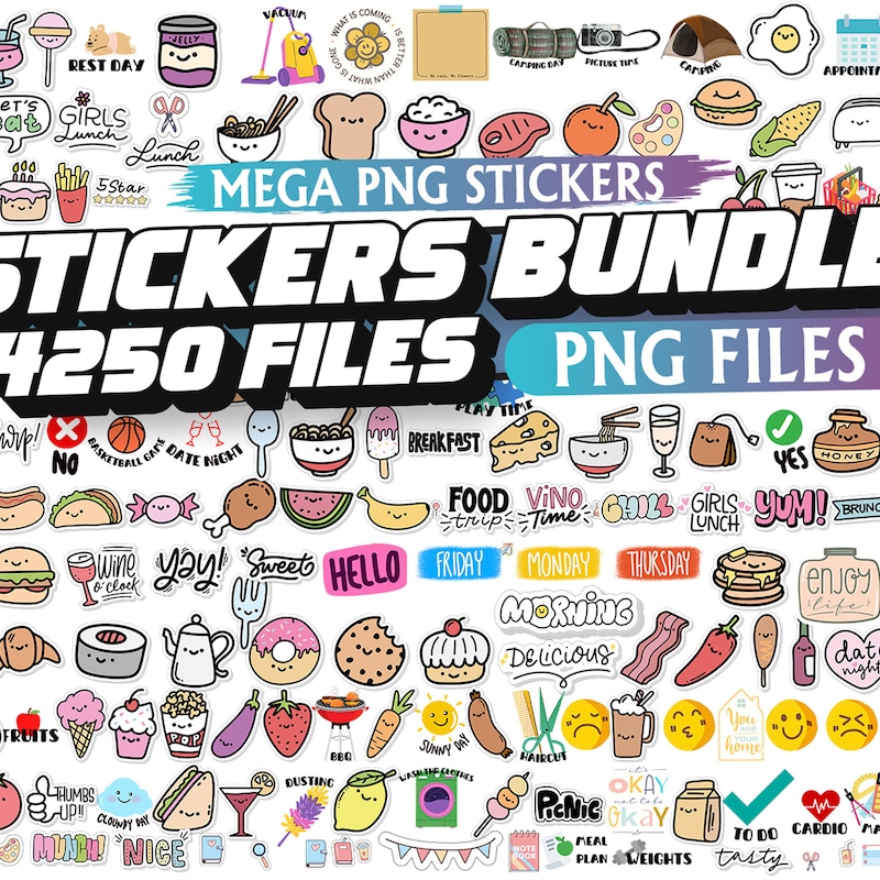 Sticker Png - Etsy
