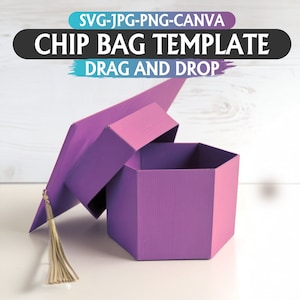 3D Graduation Cap Gift Box, Graduation Cap Box Template, Graduation Hat ...