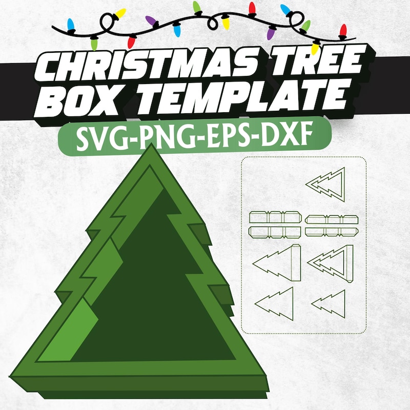 Christmas Tree Box - Etsy