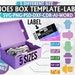 Sneaker Box Template SVG: Shoe Box Label, Cricut Files (instant ...