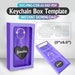 Keychain Box SVG Template: Display Card Packaging (digital Download) - Etsy