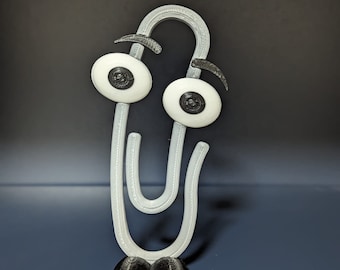 3d Printed Microsoft Clippy With Post It Notes Base - Etsy