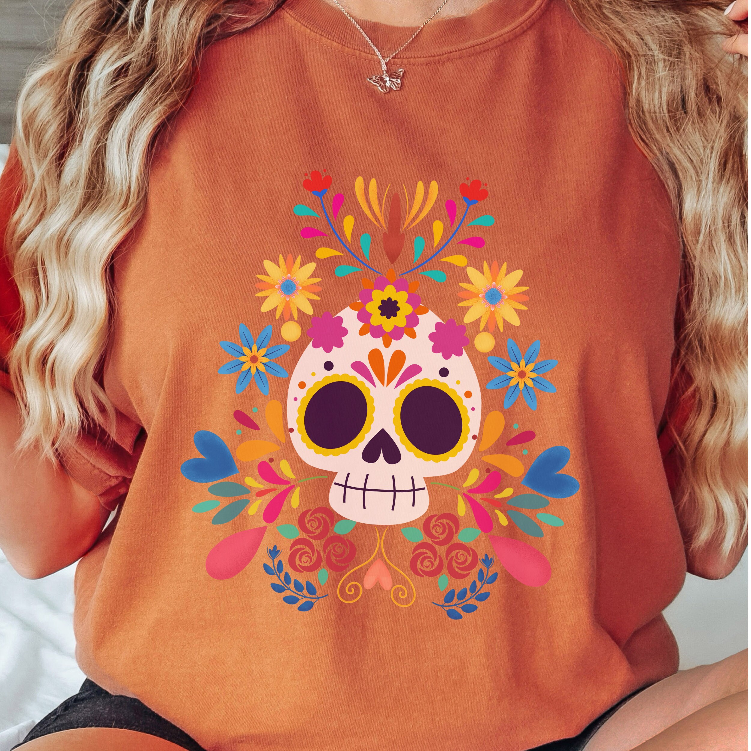 Dia De Los Muertos Shirt Day of the Dead Tee Sugar Skull T - Etsy