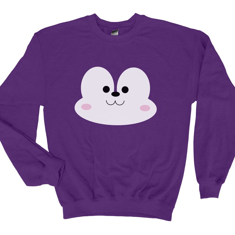 BT21 Inspired Maskless Mang Crewneck Sweatshirt, BTS Army Pullover, Bts ...