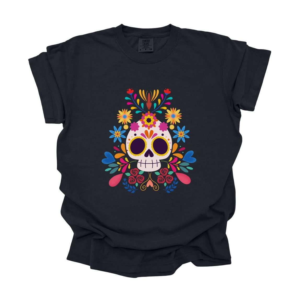 Dia De Los Muertos Shirt Day of the Dead Tee Sugar Skull T - Etsy