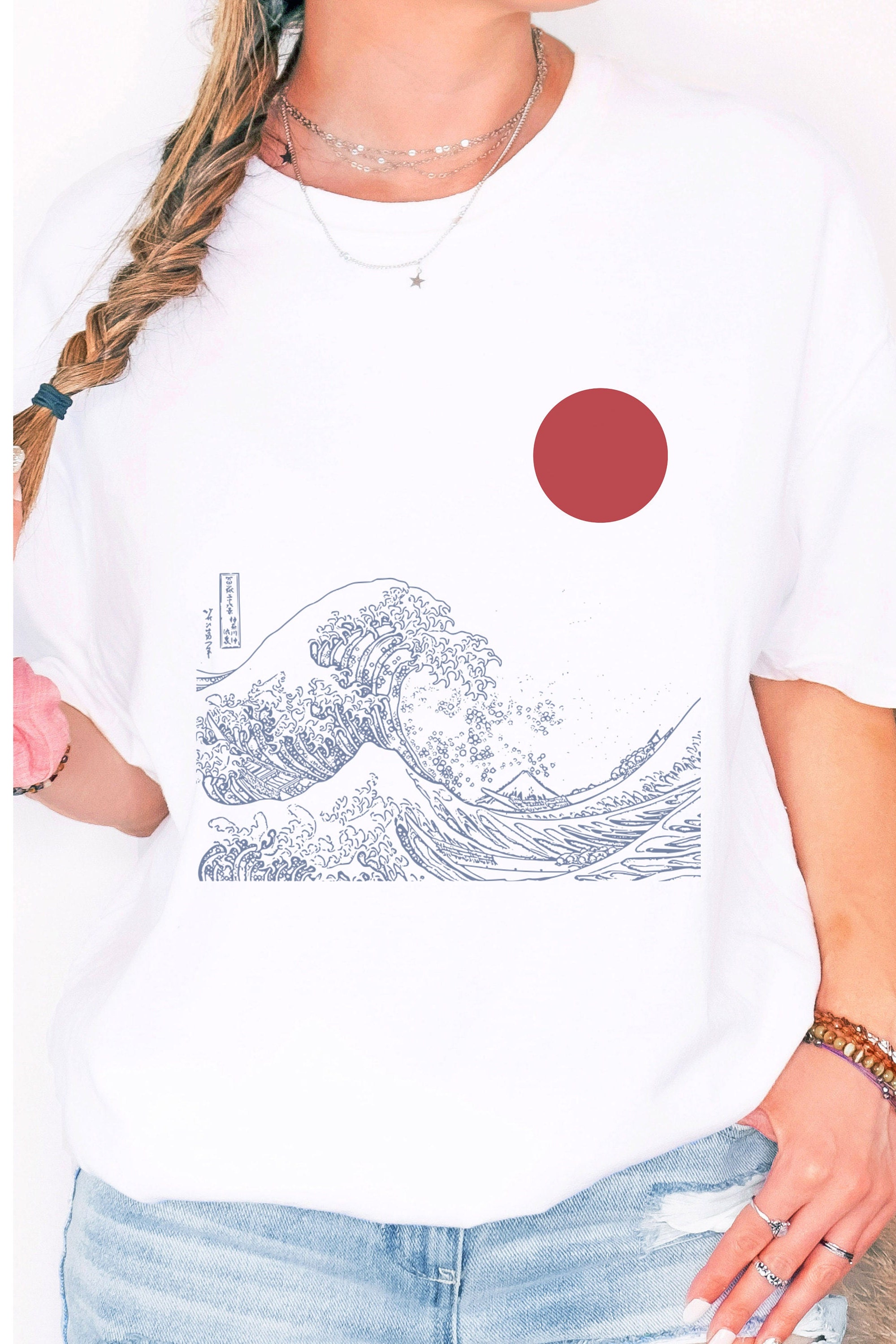 Japanese Wave T-shirt, the Great Wave Shirt, Japanese Art Shirt ...