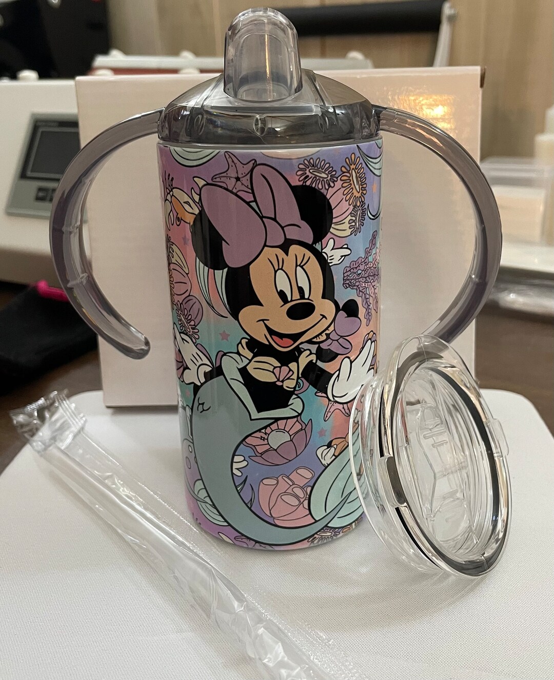 Minnie Mouse Kids Tumbler Sippy Cup - Etsy