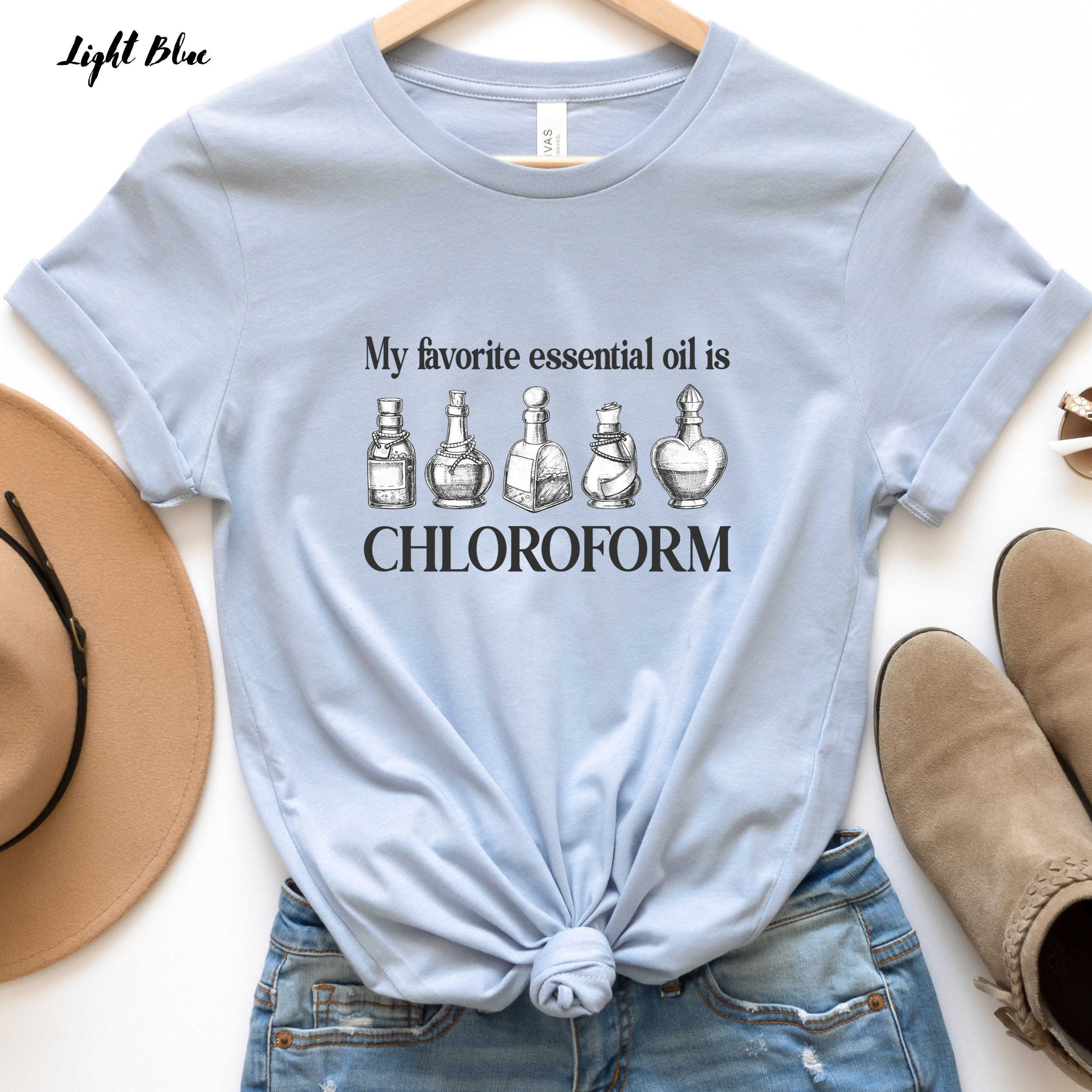 My Favorite Essential Oil is Chloroform Tee, Witchy Shirt, Essential ...