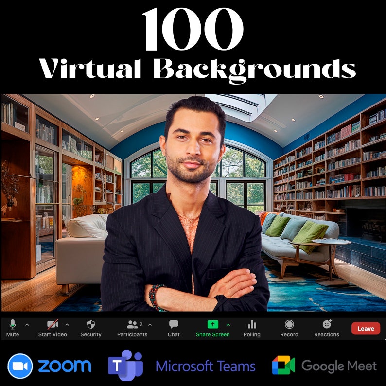 Virtual Background | Zoom Background | Digital Backgrounds | Home ...