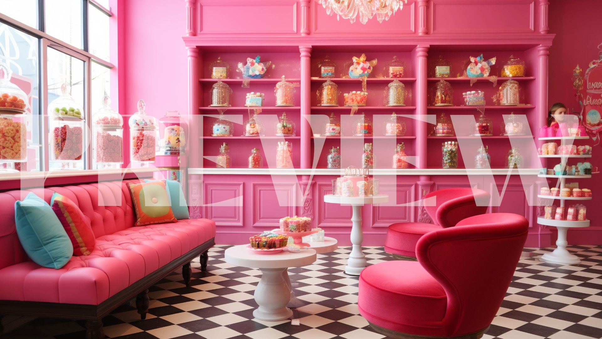 Barbie Inspired Virtual Background | Zoom Background | Digital ...