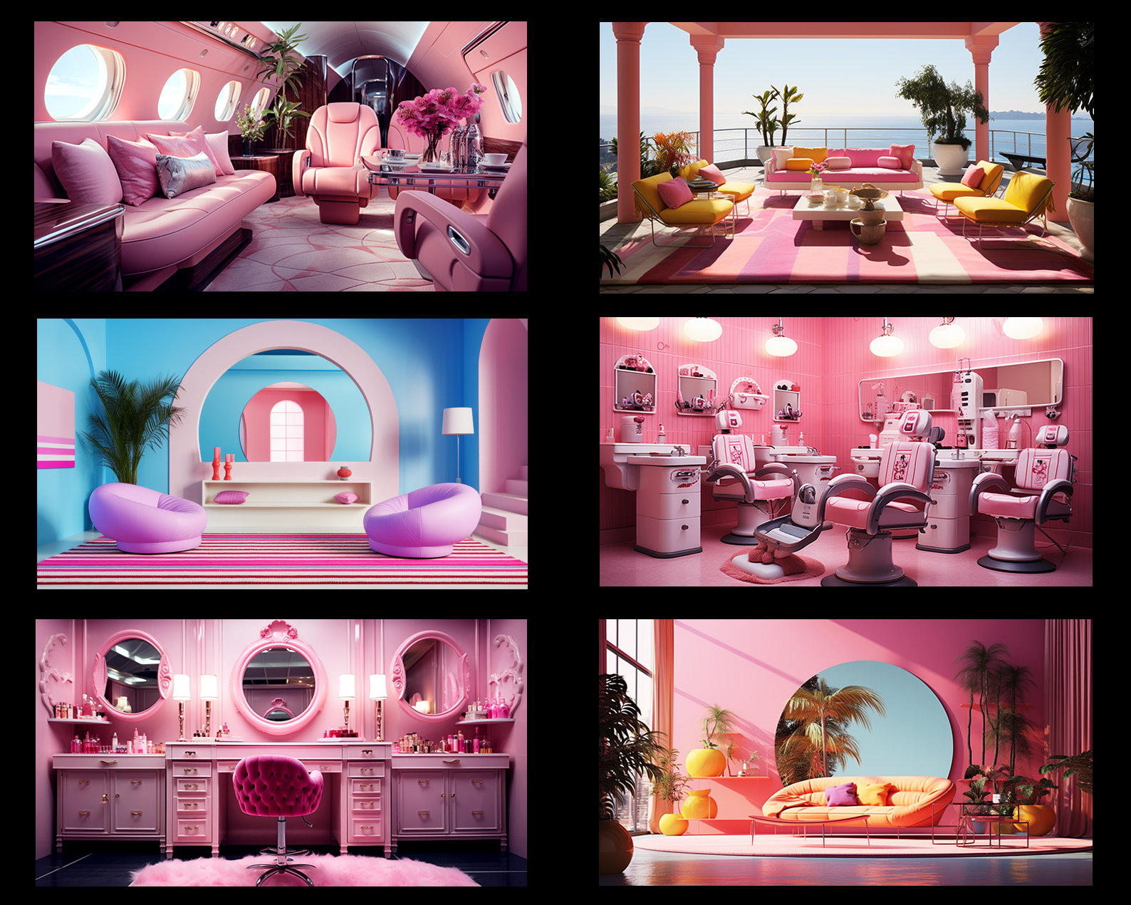 Barbie Inspired Virtual Background | Zoom Background | Digital ...