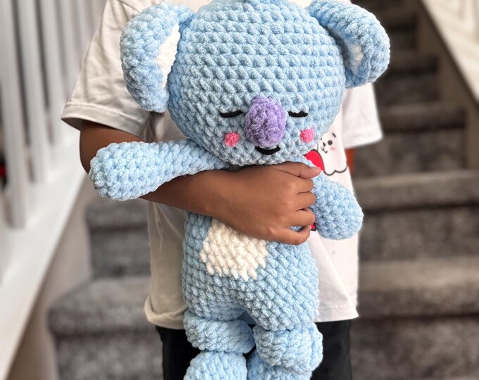 Koya Floppy Crochet Plushie / Snuggler (option) | Koala, Gift for Armys ...