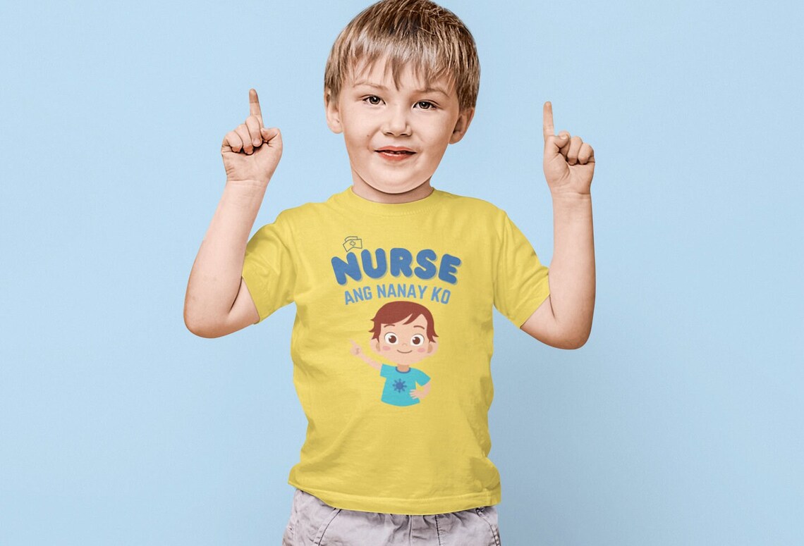 Nurse Ang Nanay Ko Boy Toddler's Fine Jersey Tee | Tagalog Shirts - Etsy
