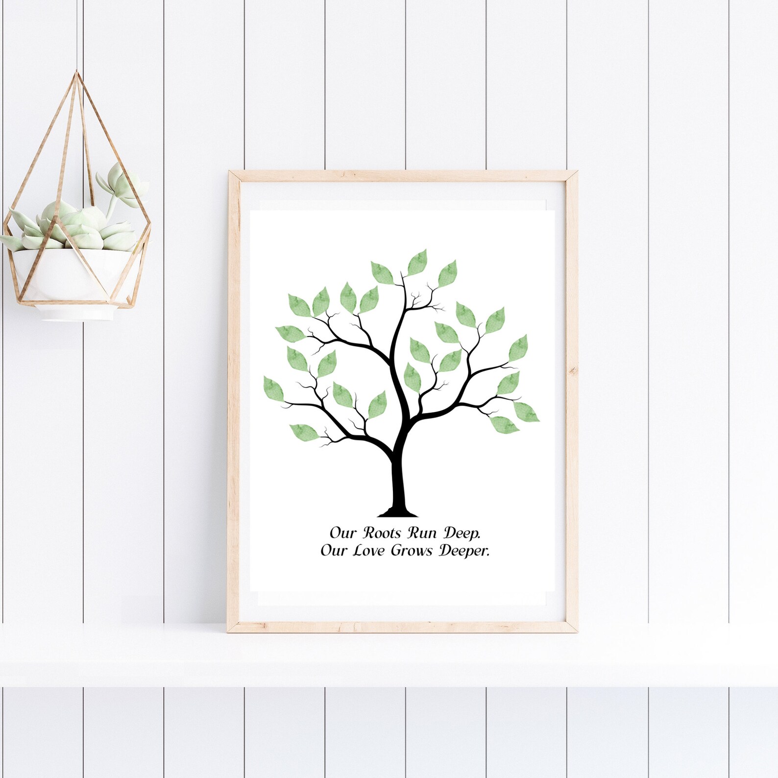Family Tree Wall Art Print Printable Home Decor Canvas Art - Etsy