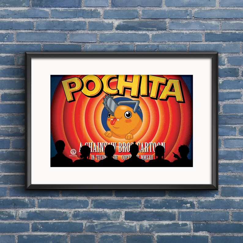 Chainsaw Cartoons: Poster Series CSM-001 - Etsy