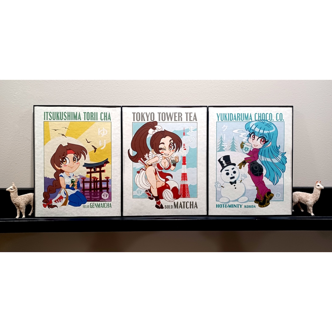 Tea Fighters: Print Series SNK-001 - Etsy