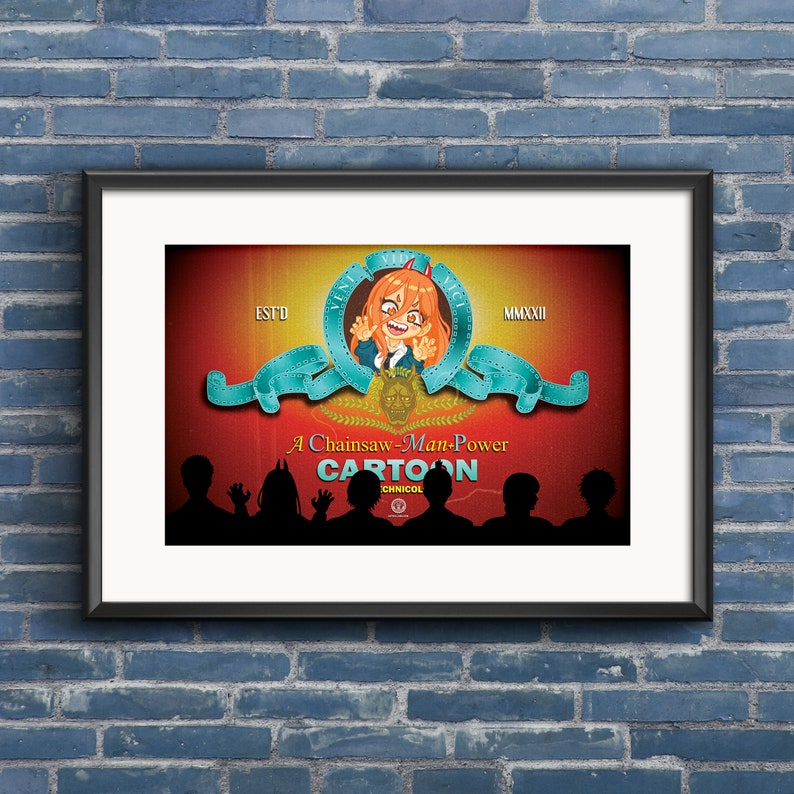 Chainsaw Cartoons: Poster Series CSM-001 - Etsy