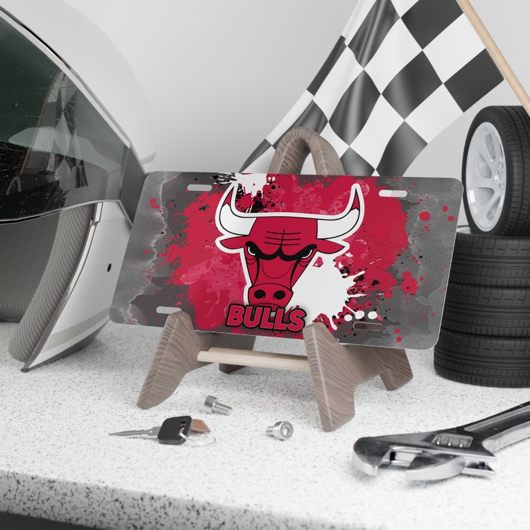 Chicago Bulls Vanity License Plate for Basketball Fan. Bulls - Etsy