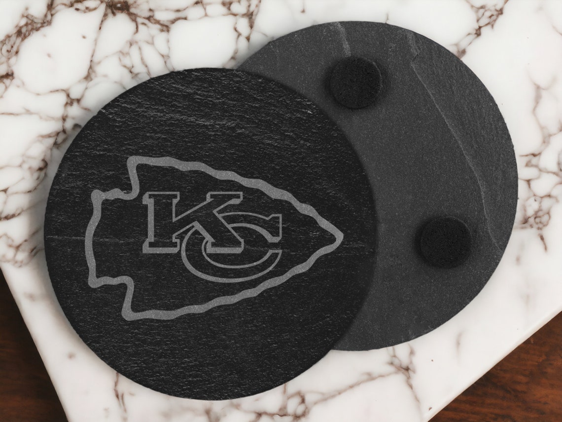 Kansas City Chiefs Slate Coaster (set of 6) Gift. - Etsy